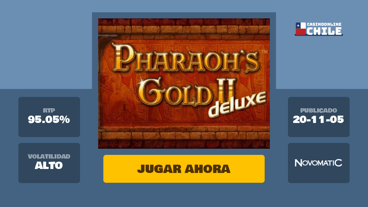 Pharaoh's Gold II Deluxe - Juega gratis online esta tragamonedas