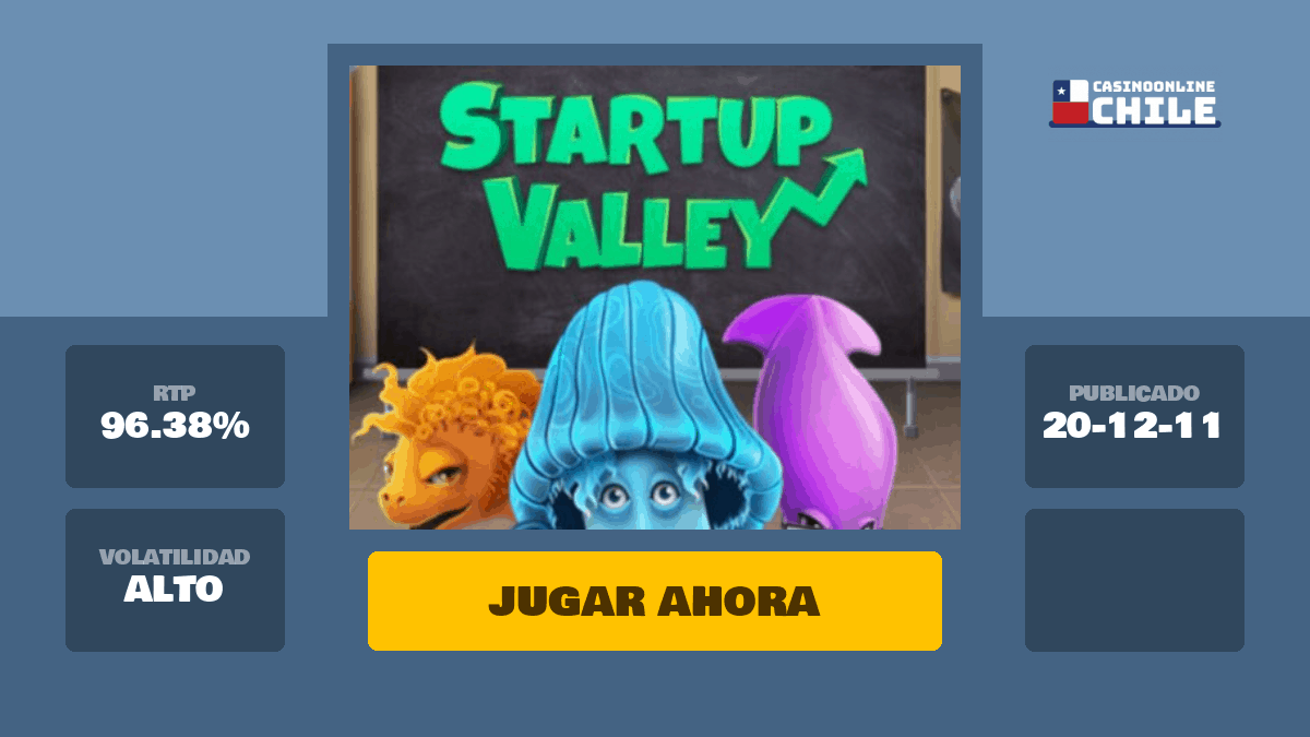 Startup Valley - Juega gratis online esta tragamonedas