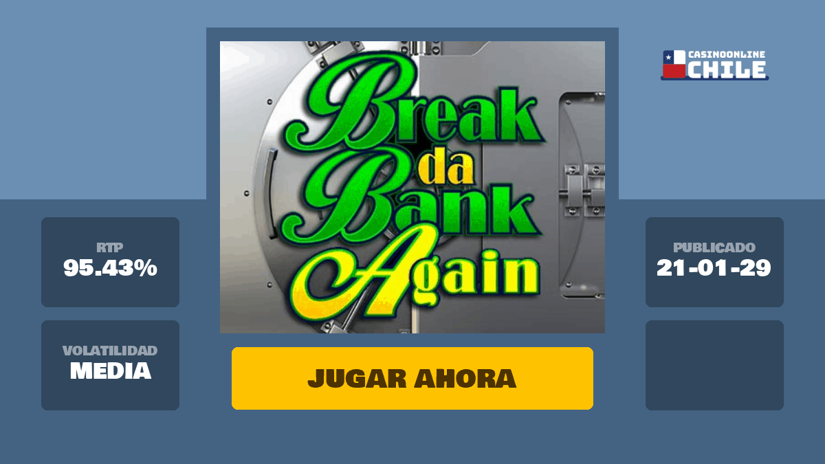 Break da Bank Again - Juega gratis online esta tragamonedas