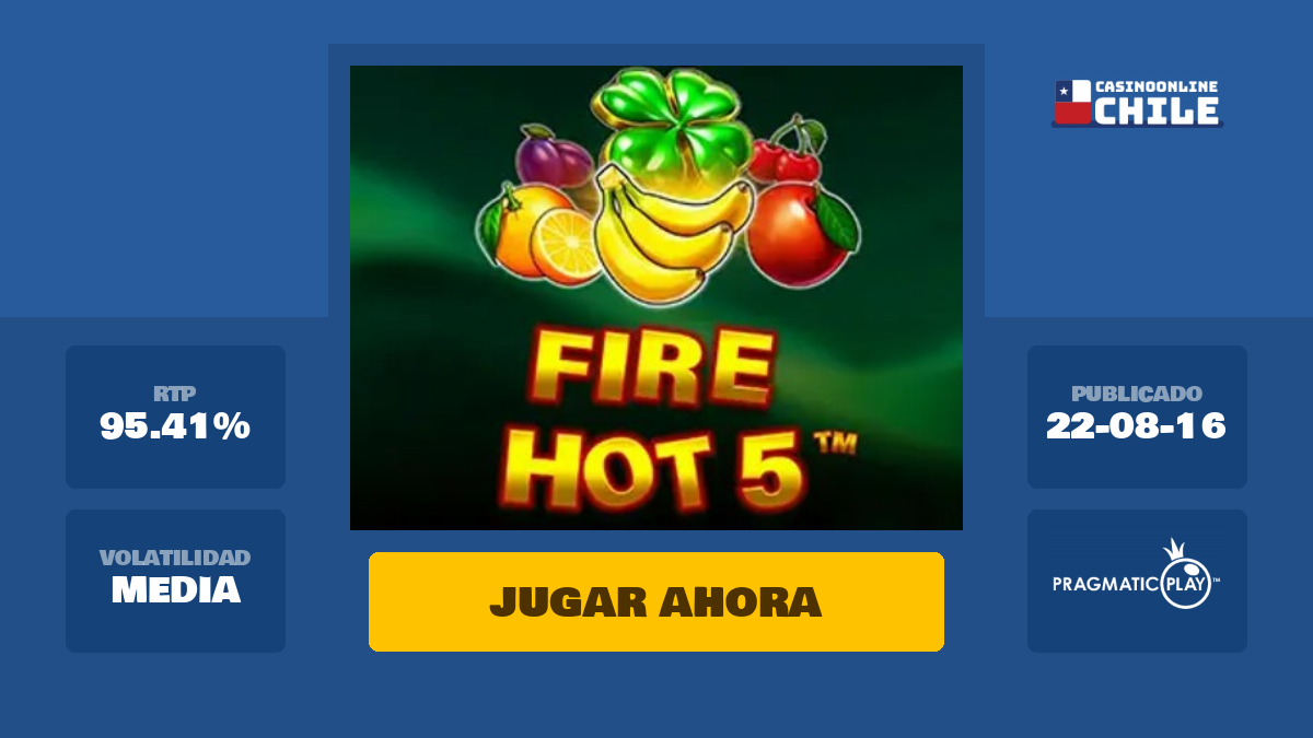 Fire Hot 5 - Juega gratis online esta tragamonedas