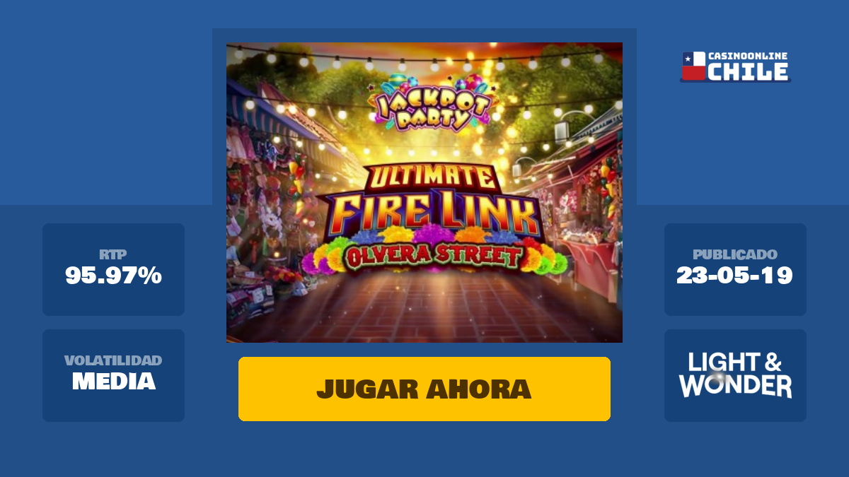 Ultimate Fire Link Olvera Street - Juega gratis online esta tragamonedas